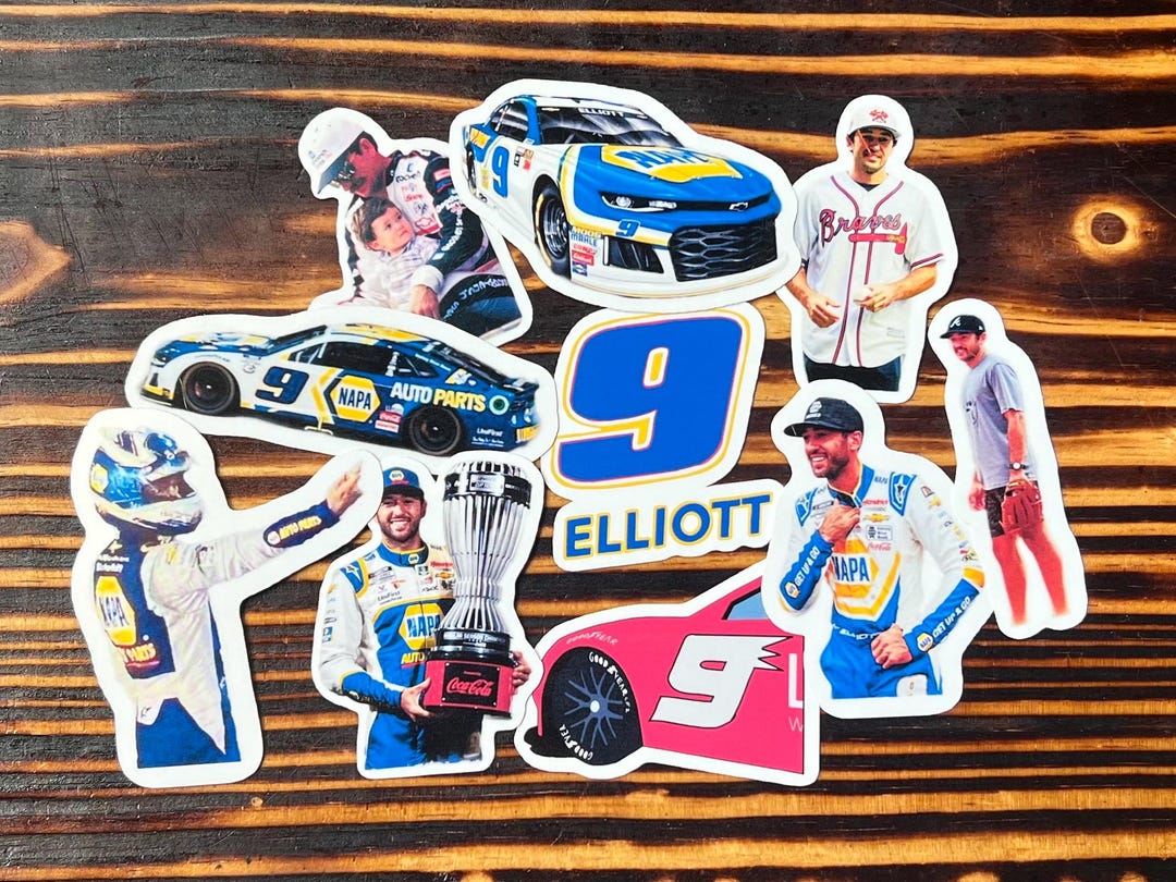 Chase Elliot Sticker Pack - Etsy
