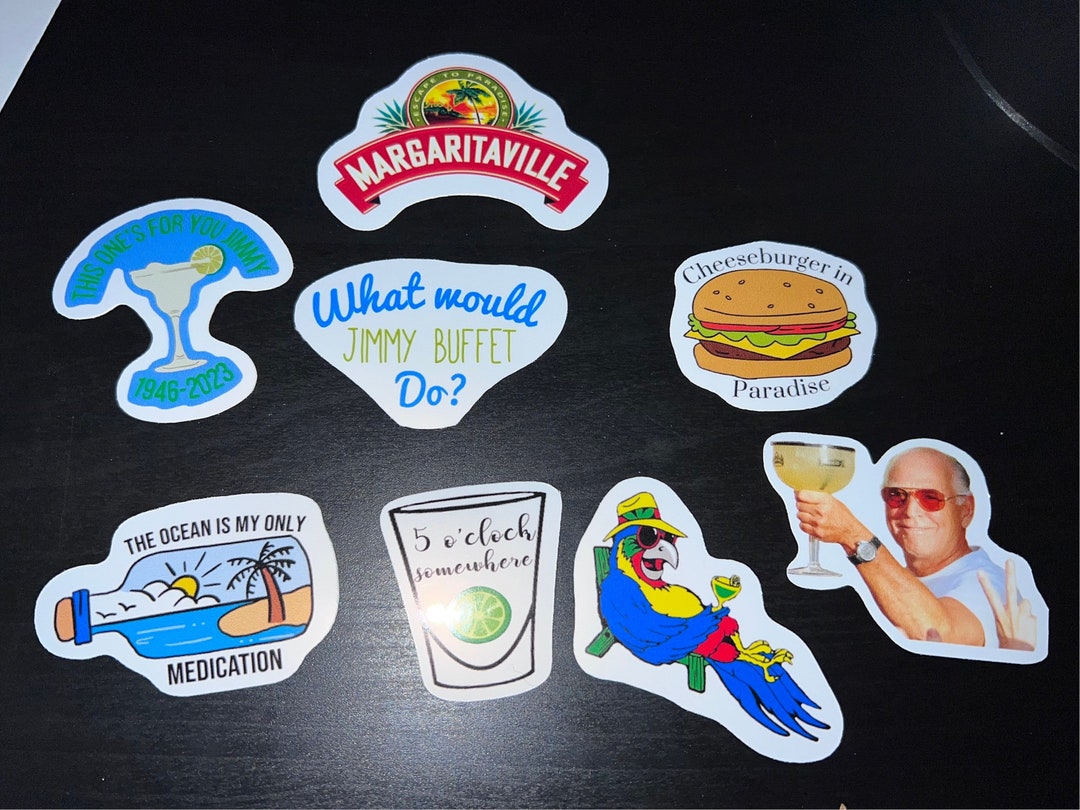 Jimmy Buffet Sticker Pack - Etsy