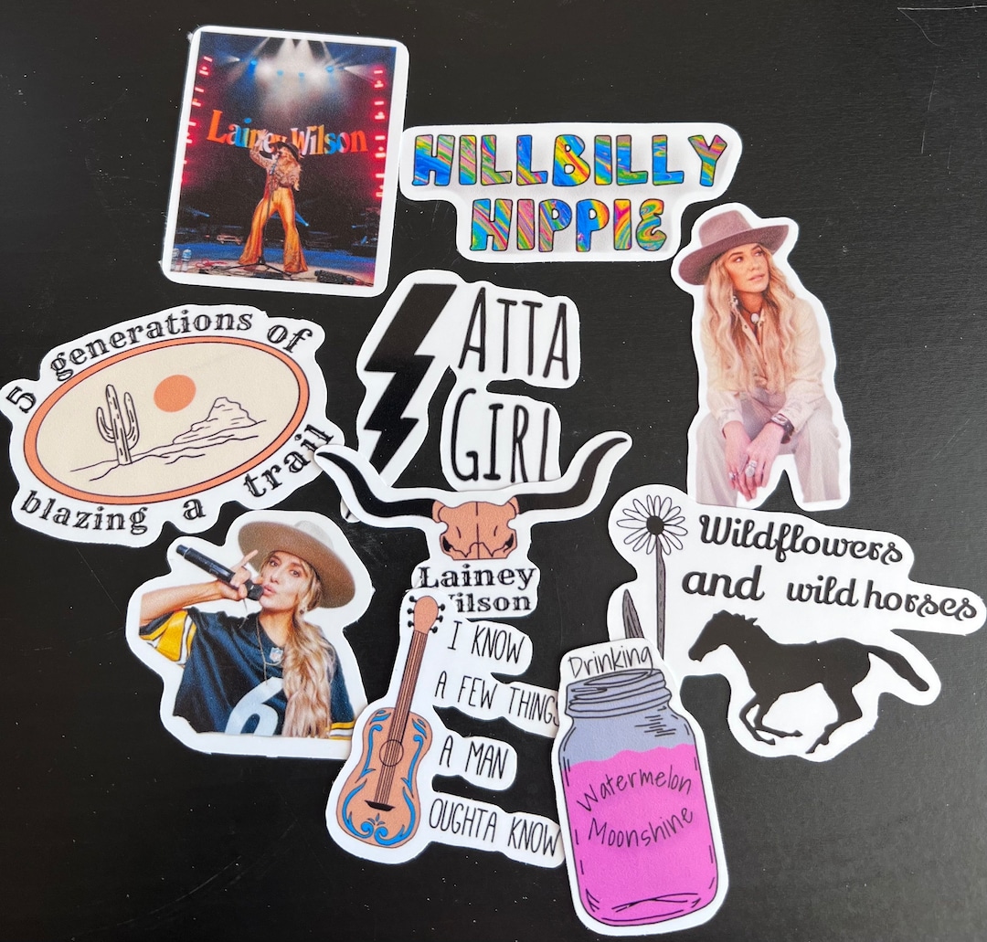 Lainey Wilson Sticker Pack - Etsy