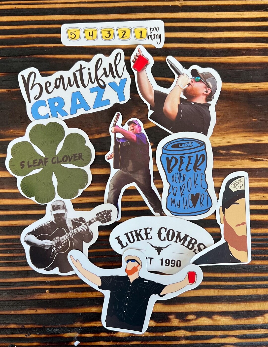 Luke Combs Stickers - Etsy