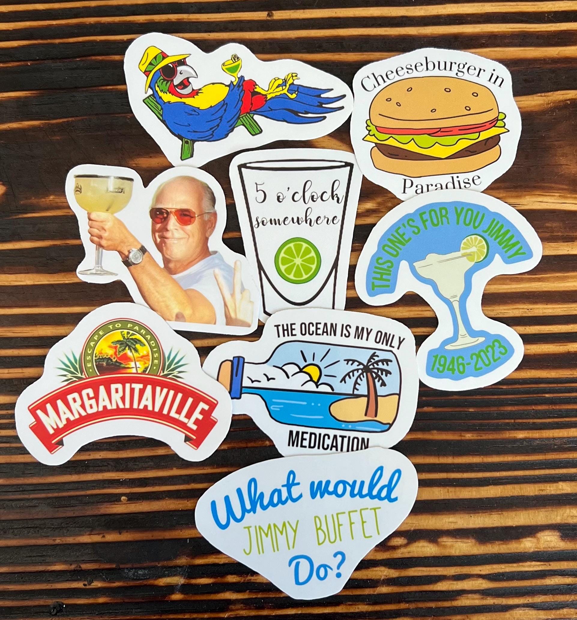 Jimmy Buffet Sticker Pack - Etsy
