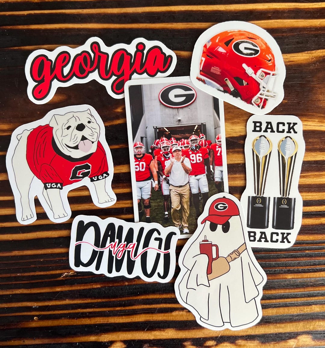 University of Georgia Sticker Pack - Etsy