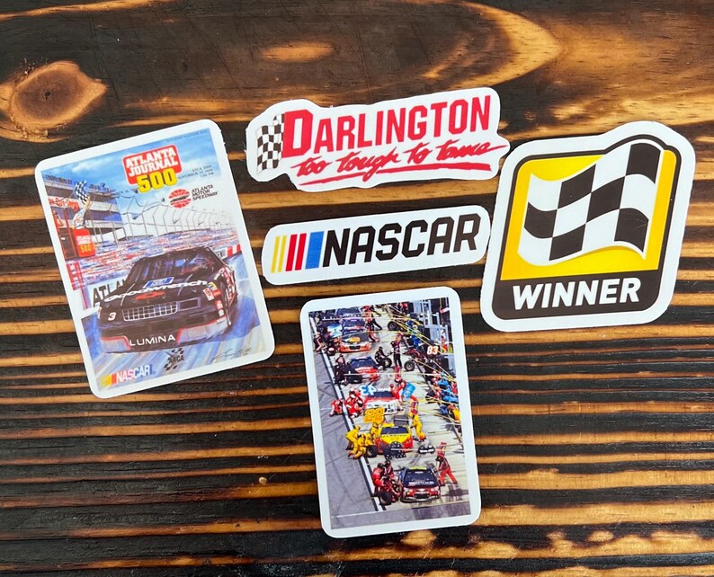 Nascar Sticker Pack - Etsy
