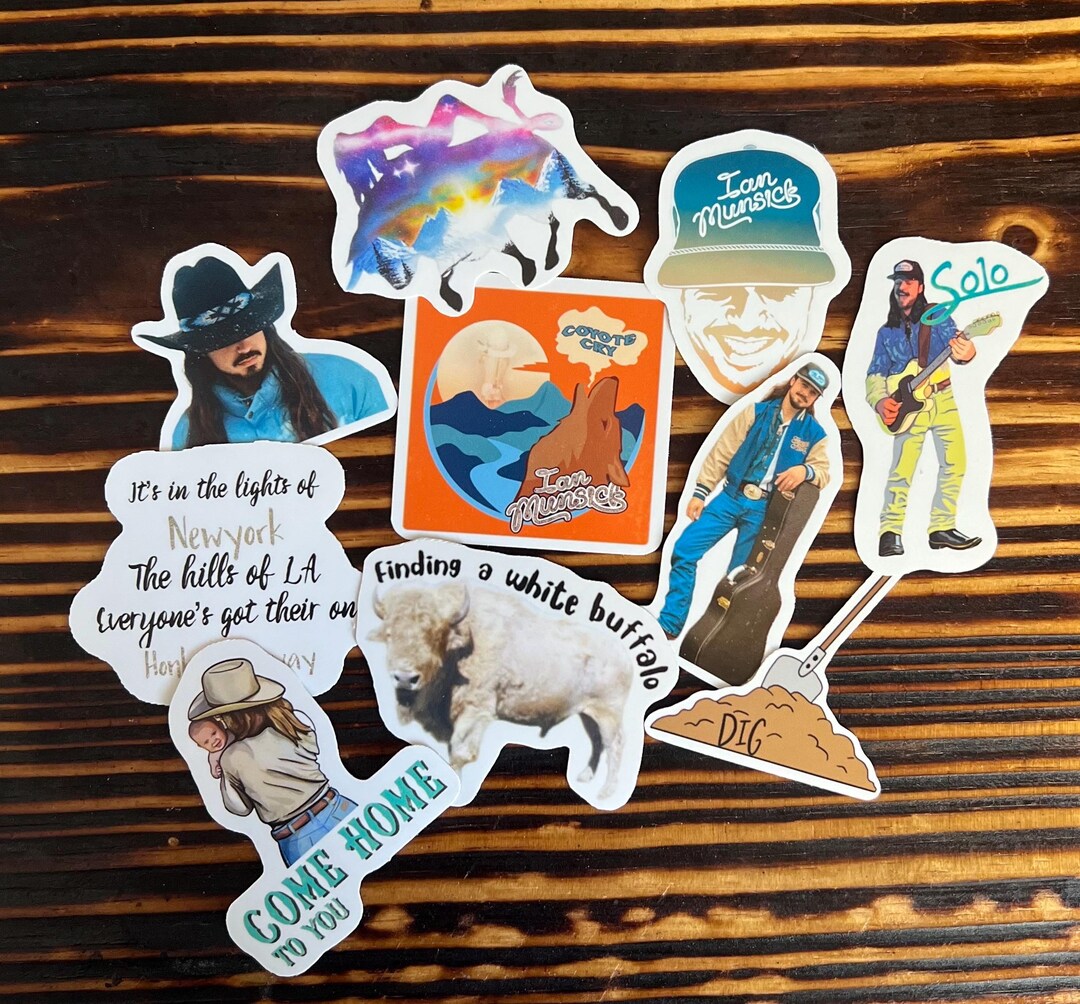 Ian Munsick Sticker Pack - Etsy