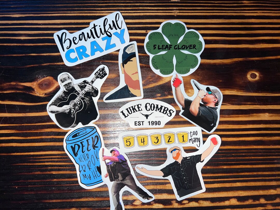 Luke Combs Stickers - Etsy