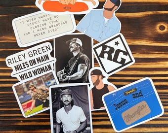 Riley Green Sticker - Etsy
