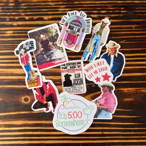 Alan Jackson Sticker Pack - Etsy