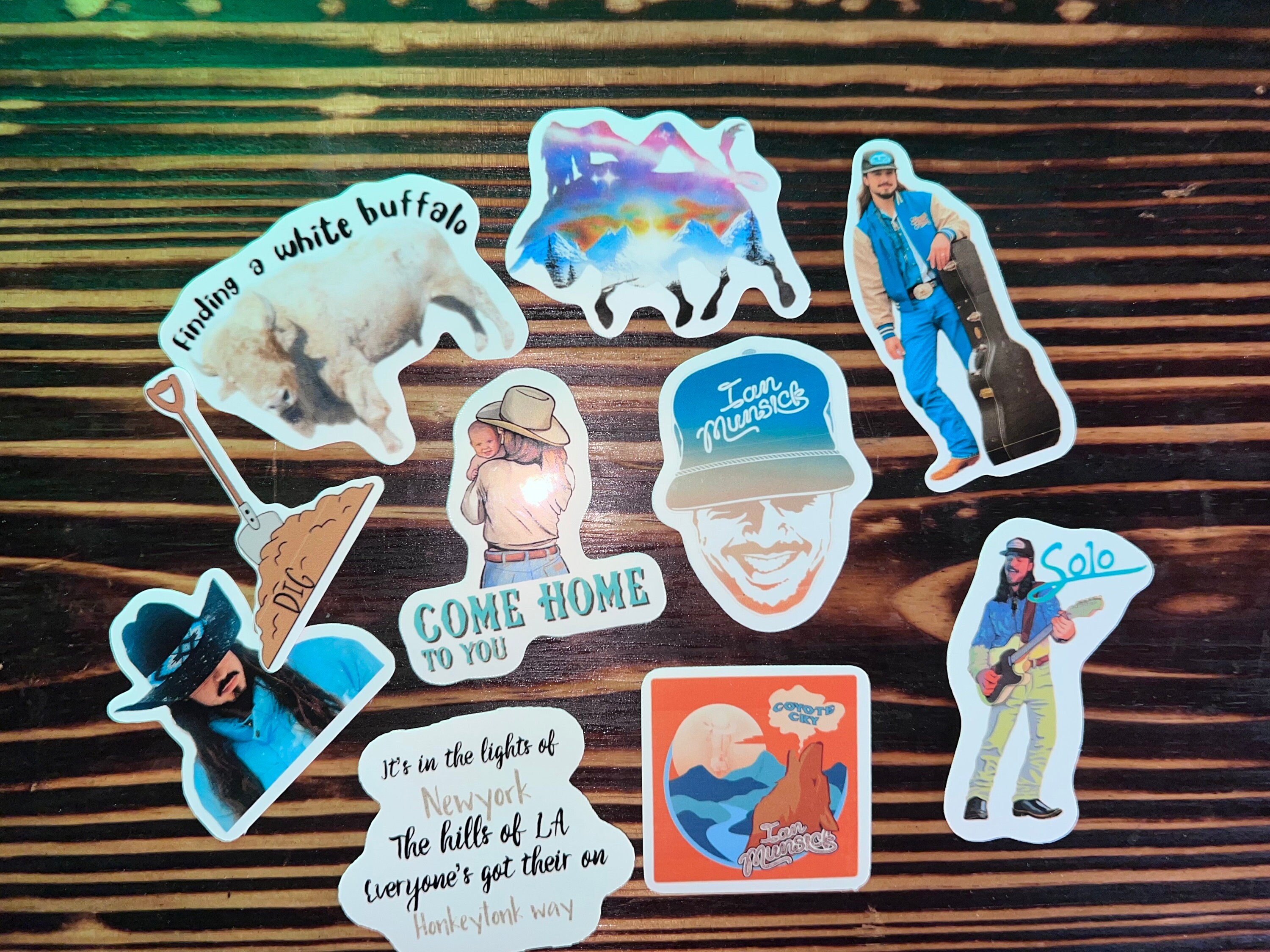 Ian Munsick Sticker Pack - Etsy