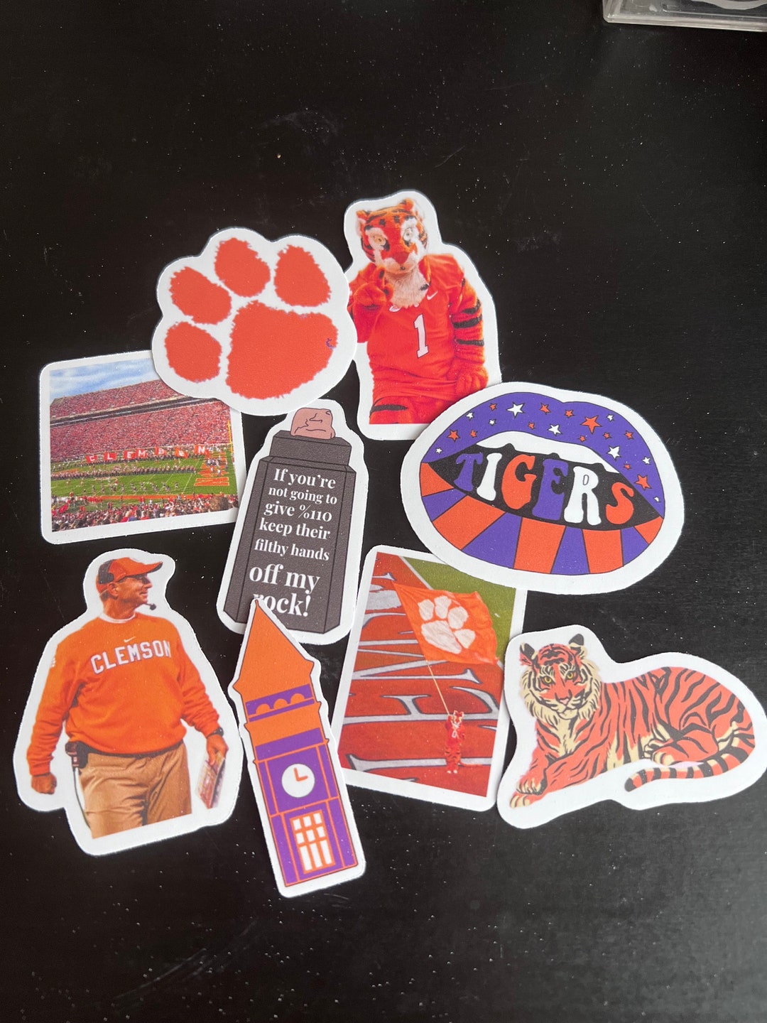 Clemson Sticker Pack - Etsy