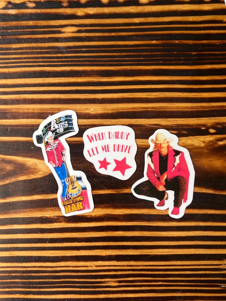 Alan Jackson Sticker Pack - Etsy