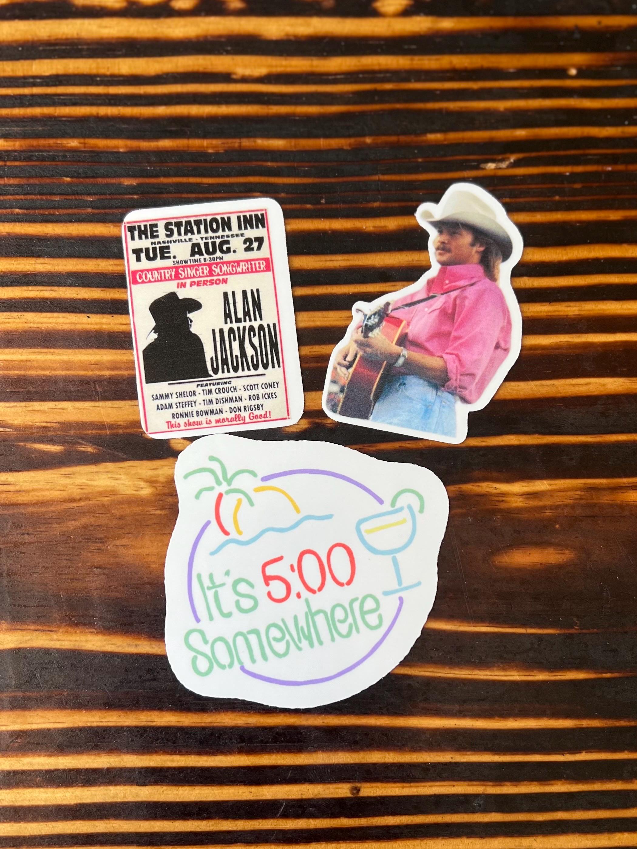Alan Jackson Sticker Pack - Etsy