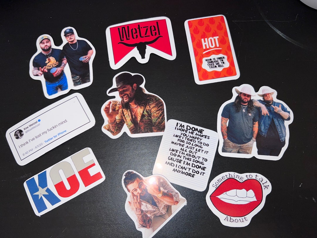 Koe Wetzel Sticker Pack - Etsy