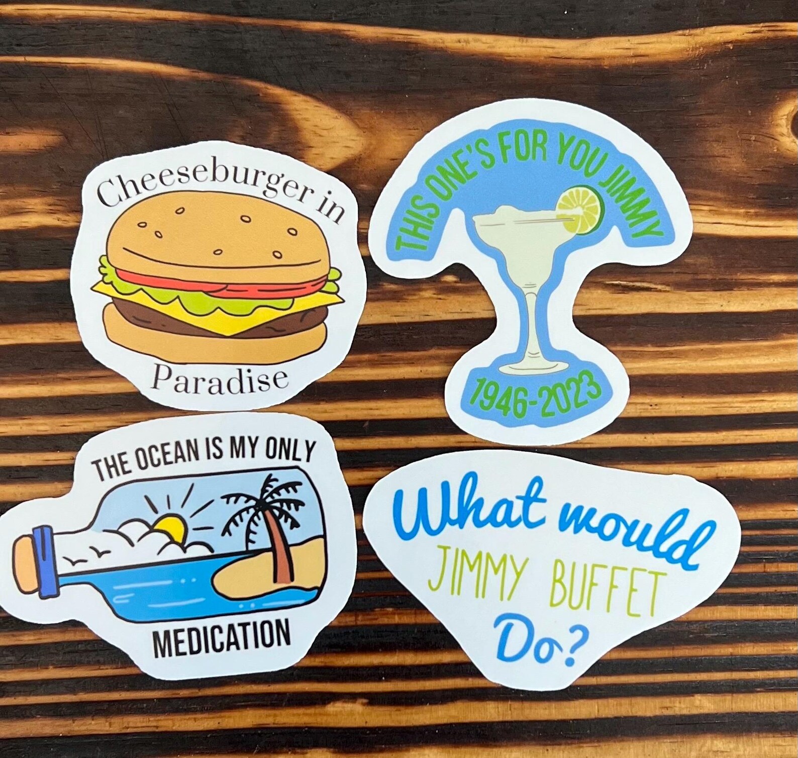 Jimmy Buffet Sticker Pack - Etsy