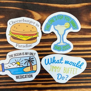 Jimmy Buffet Sticker Pack - Etsy