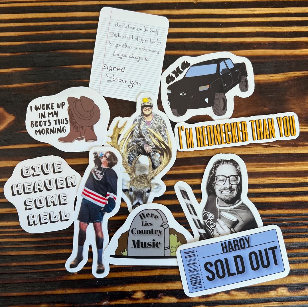 Hardy Sticker Pack - Etsy