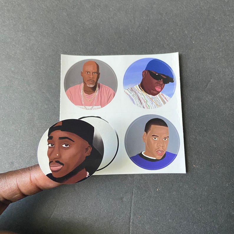 90's Rap Stickers 90's Rapper Sticker 90's Hip Hop Laptop Sticker ...