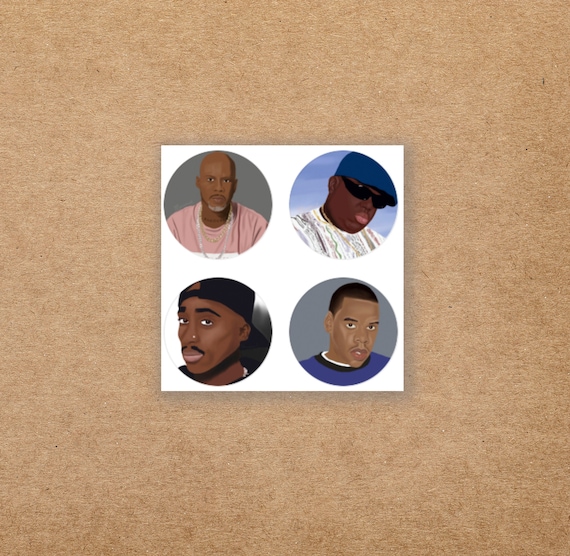 90's Rap Stickers 90's Rapper Sticker 90's Hip - Etsy