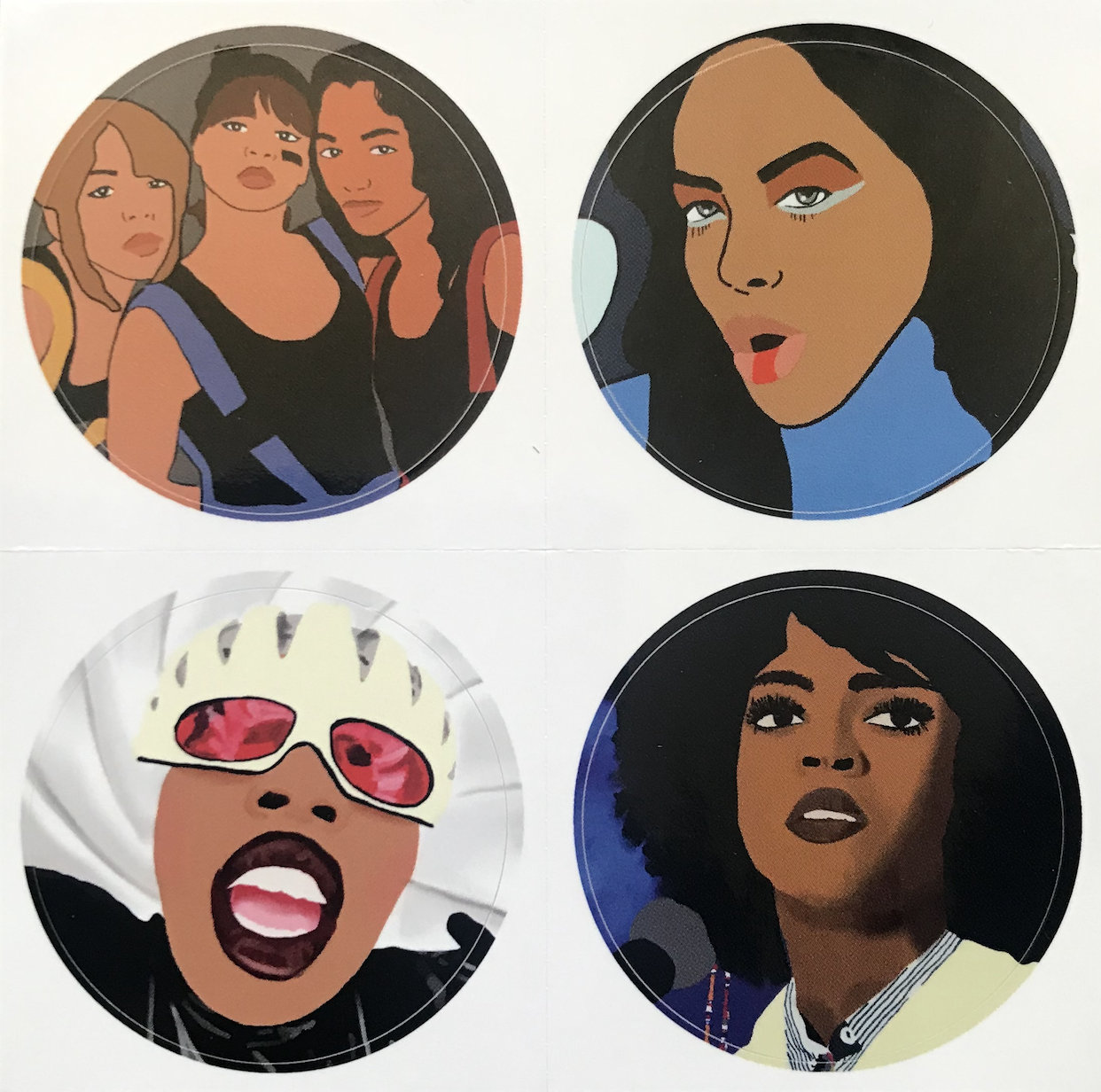 90's R&B Stickers | Black Girl Magic Sticker | 90's Hip Hop | Laptop ...