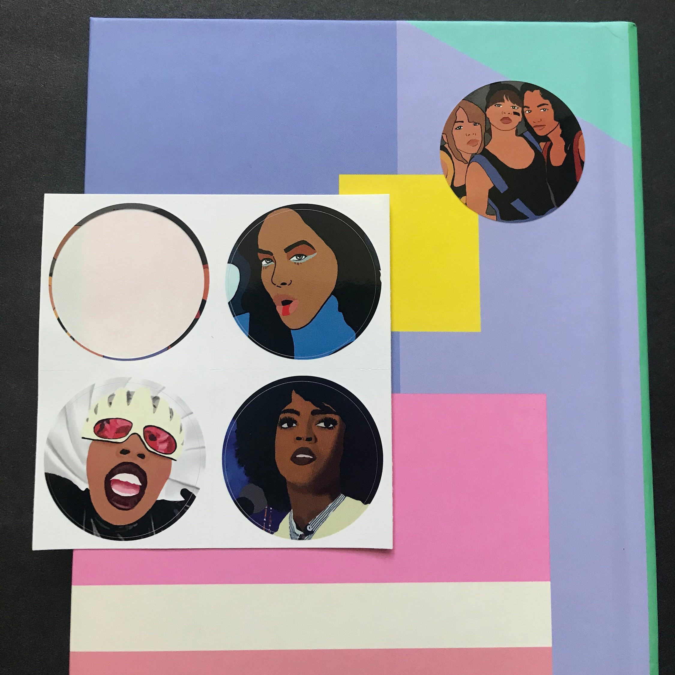 90's R&B Stickers | Black Girl Magic Sticker | 90's Hip Hop | Laptop ...