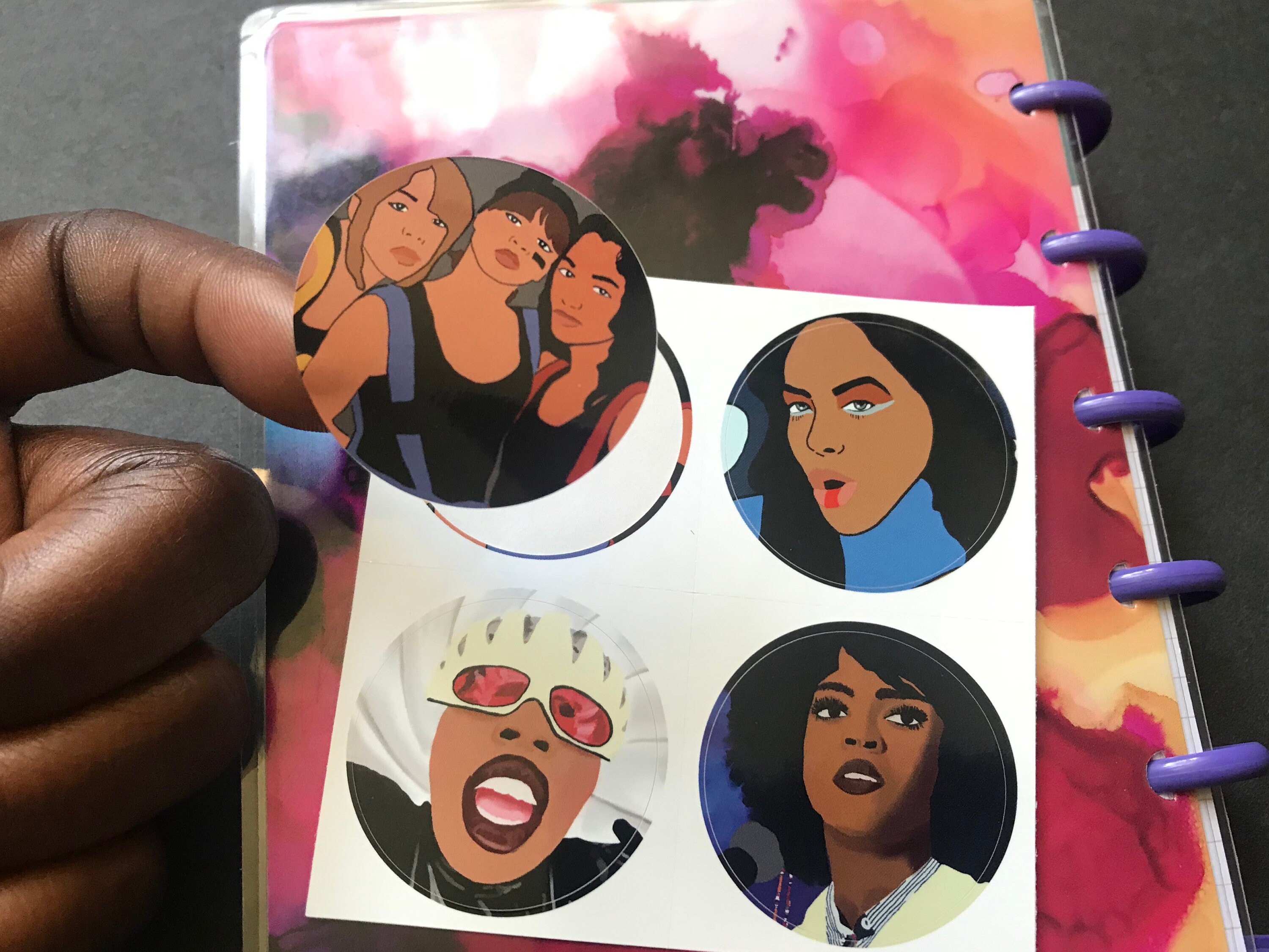 90's R&B Stickers | Black Girl Magic Sticker | 90's Hip Hop | Laptop ...