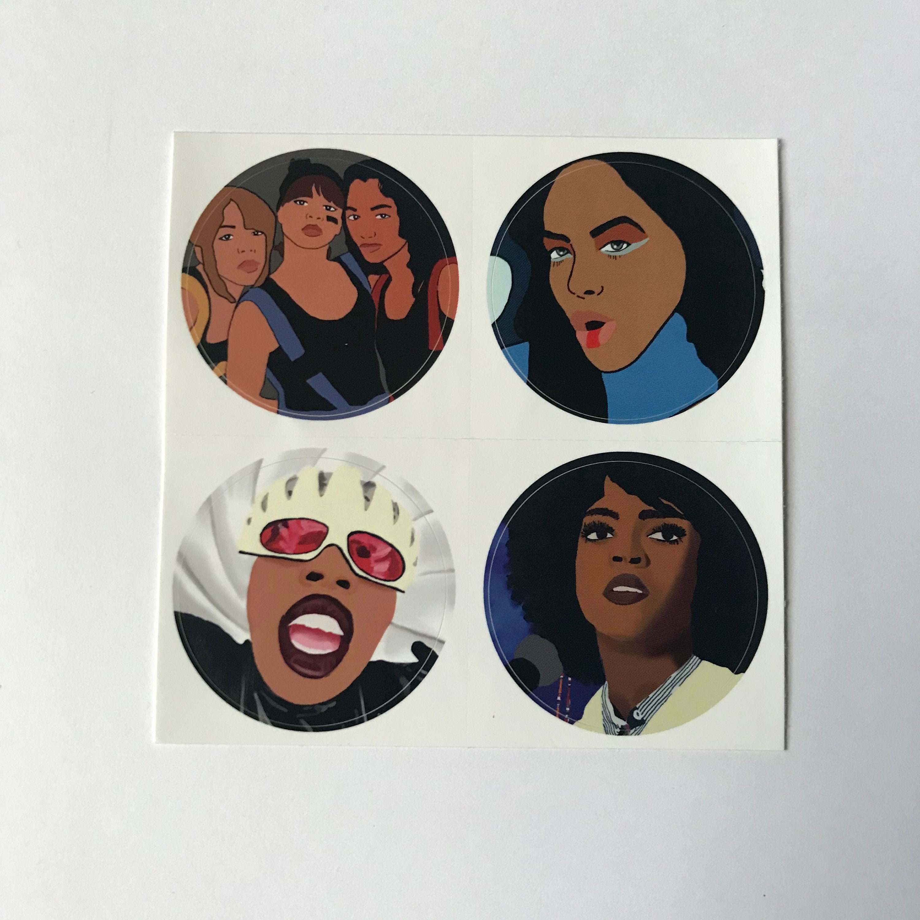 90's R&B Stickers | Black Girl Magic Sticker | 90's Hip Hop | Laptop ...