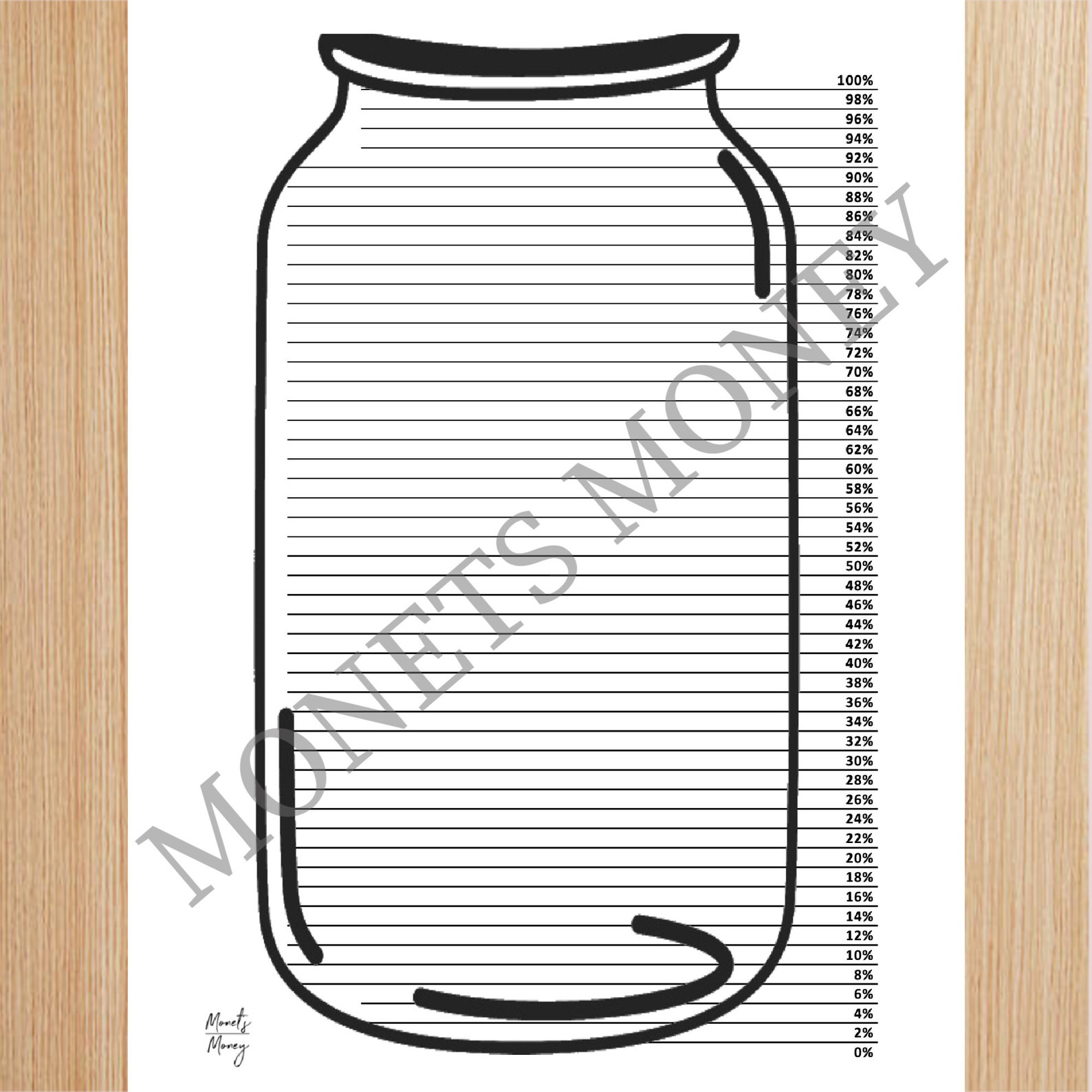 Jar Tracker | Progress Tracker Printable | Savings Tracker | Savings ...