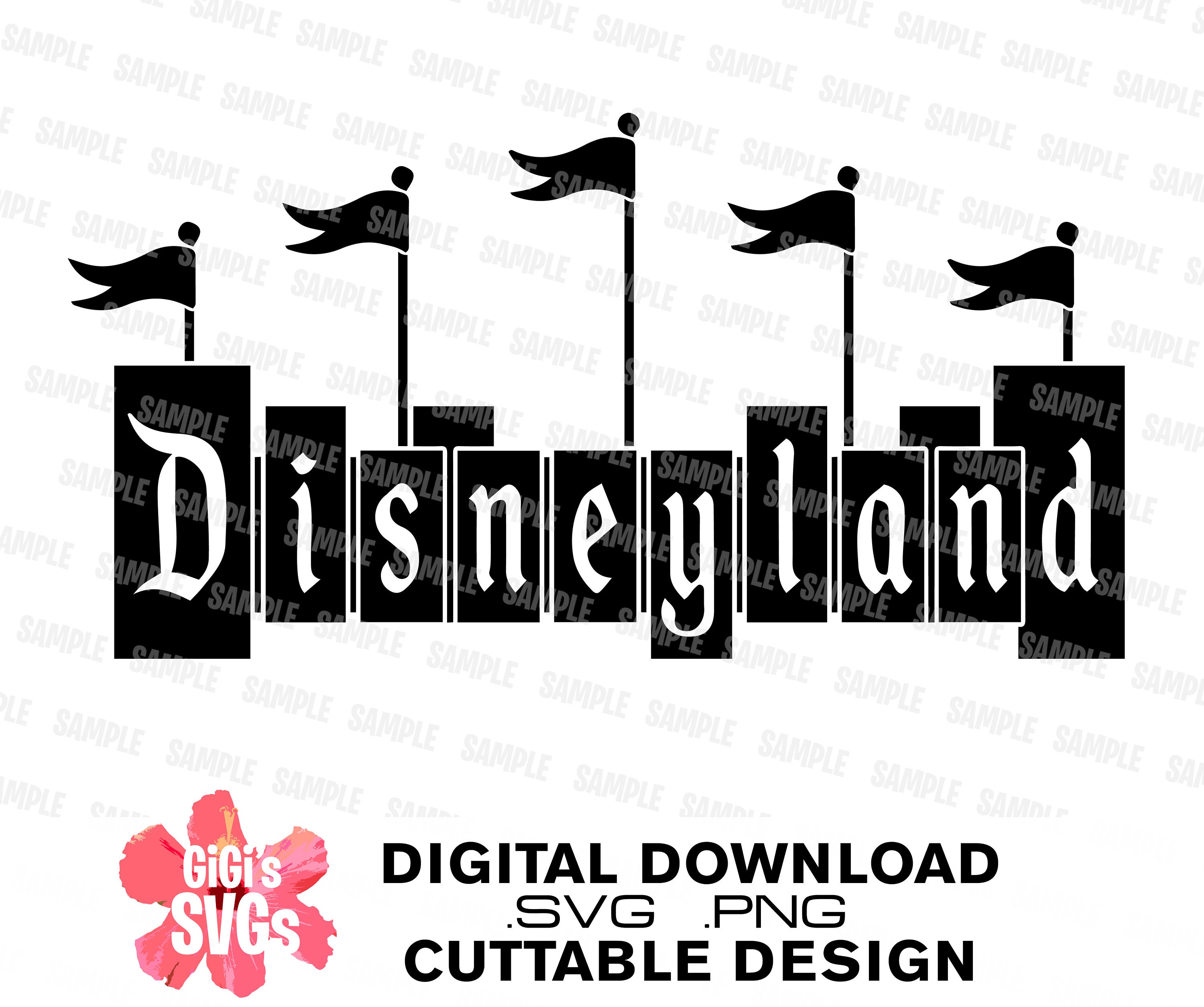 Disneyland Sign SVG Disneyland Sign SVG