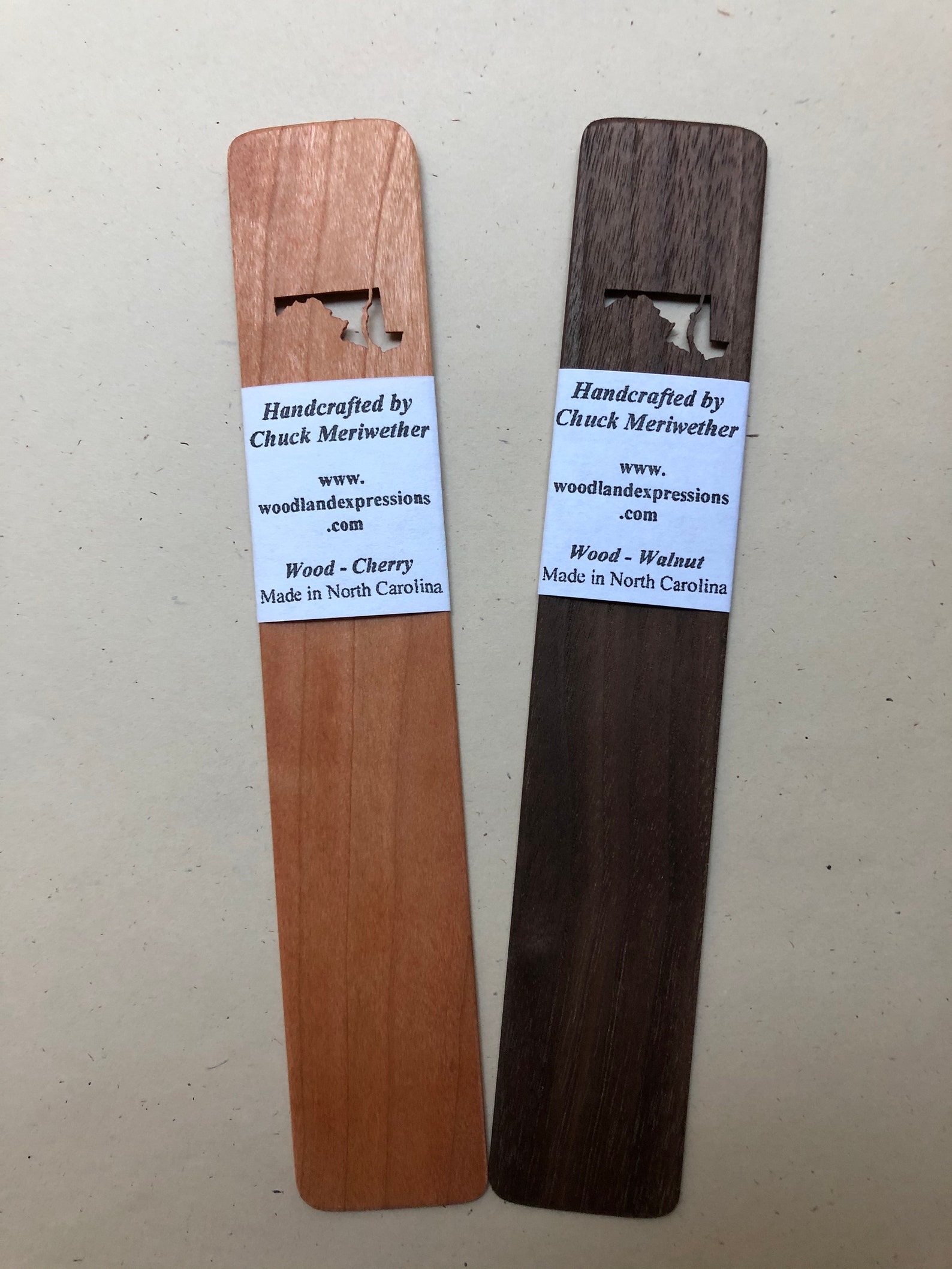 States & Nations Wood Bookmarks North Carolina Ohio | Etsy