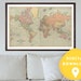 World Map, Vintage School Map, World Atlas, Printable Art Map ...