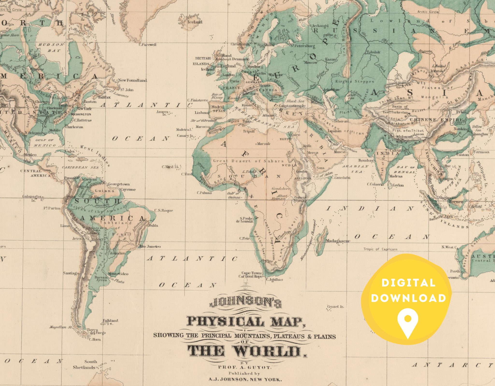 Vintage World Map Tumblr