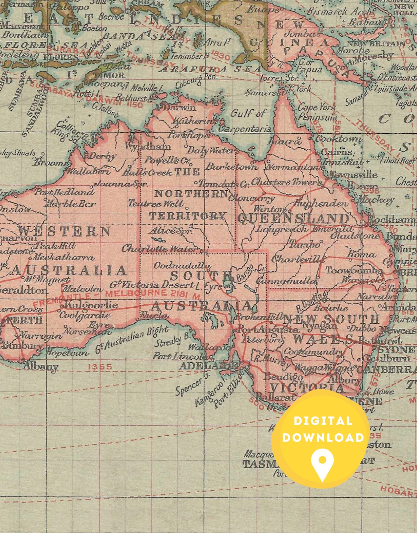 World Map Vintage School Map World Atlas Printable Art Map - Etsy Canada