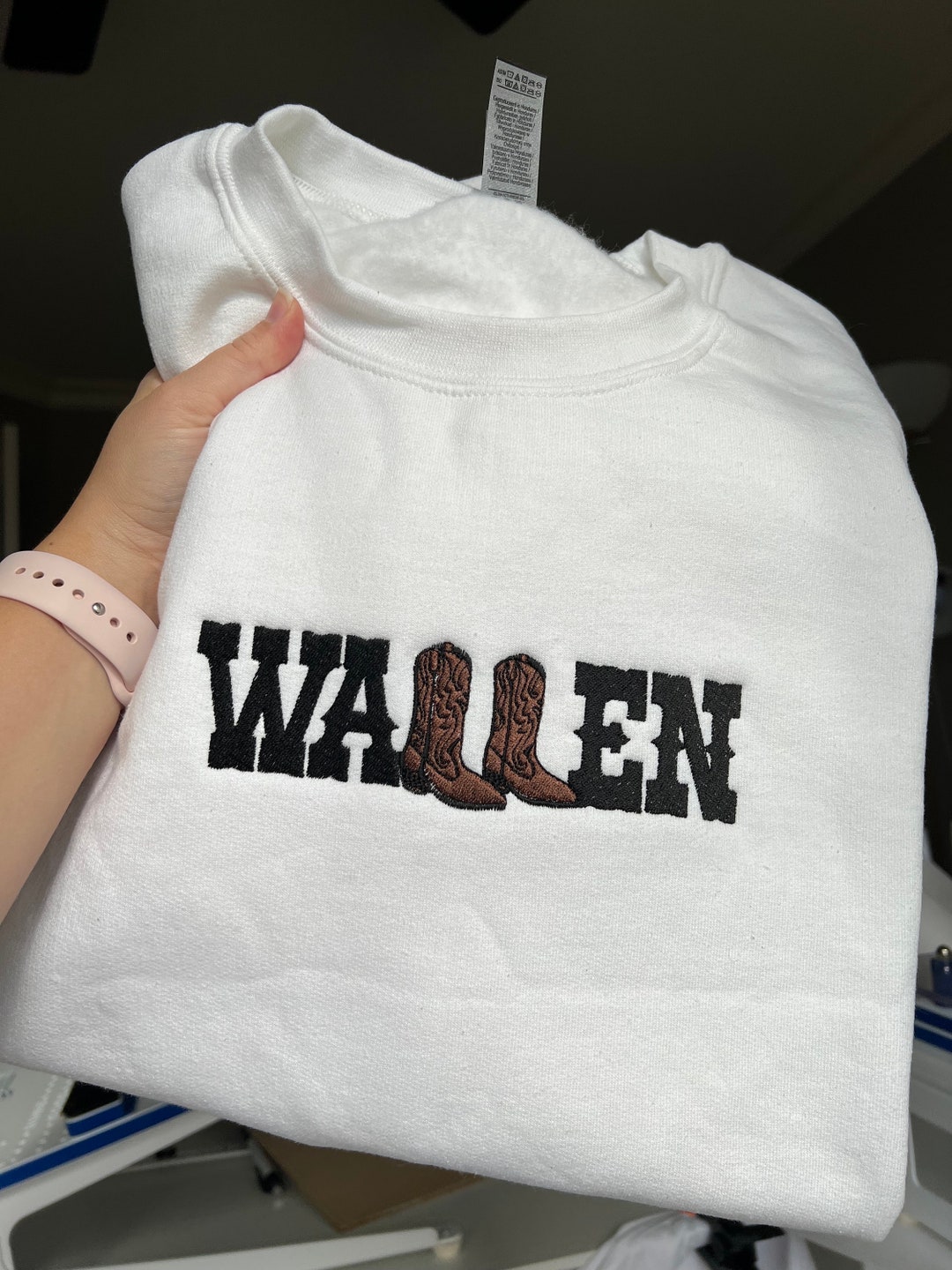 Wallen Concert Sweatshirt Embroidered Wallen Merch Country Music Merch ...