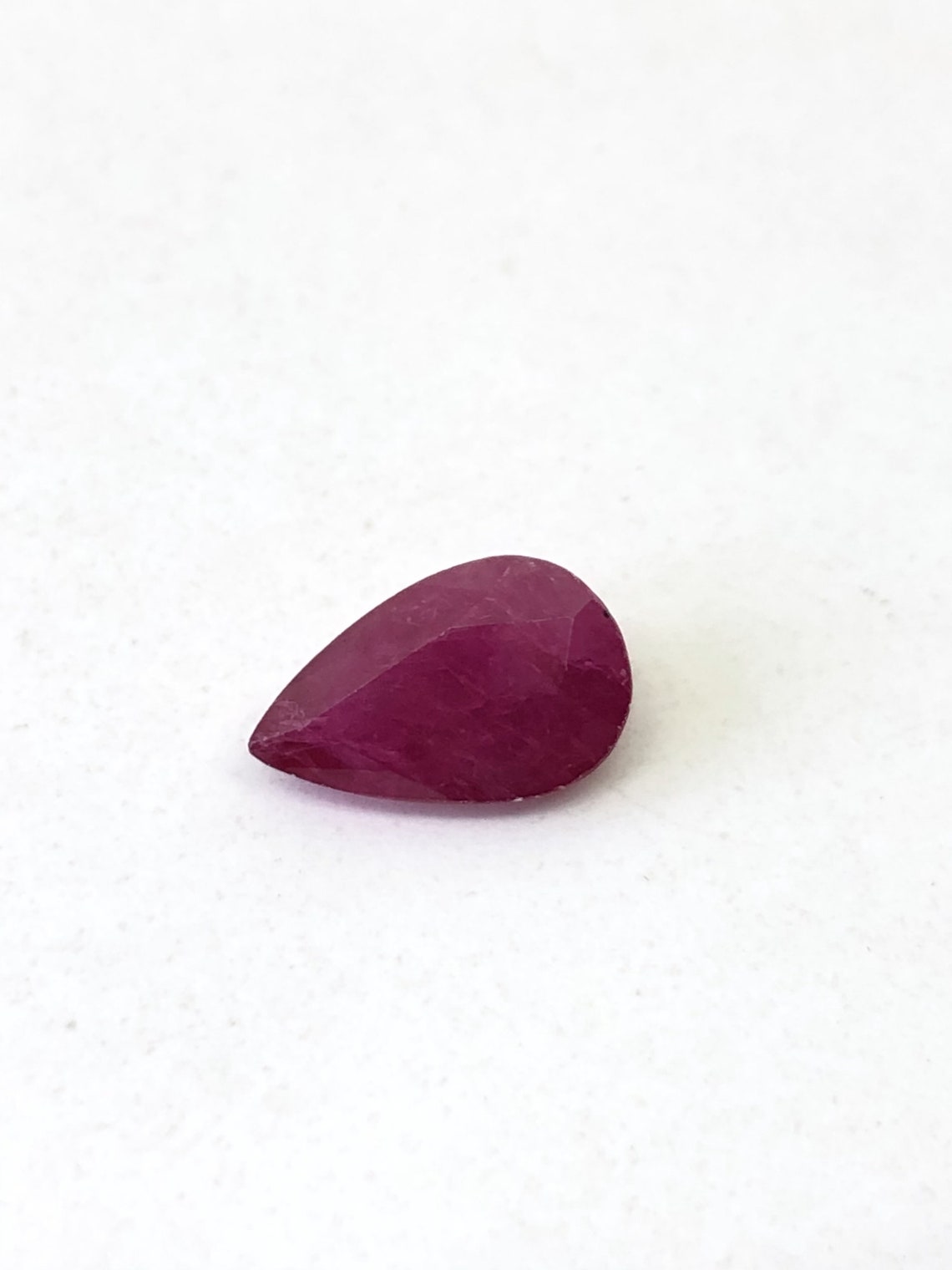 2.22 Carat Natural Ruby Pear Shape Size 10.50x6.70 Mm Cut - Etsy UK