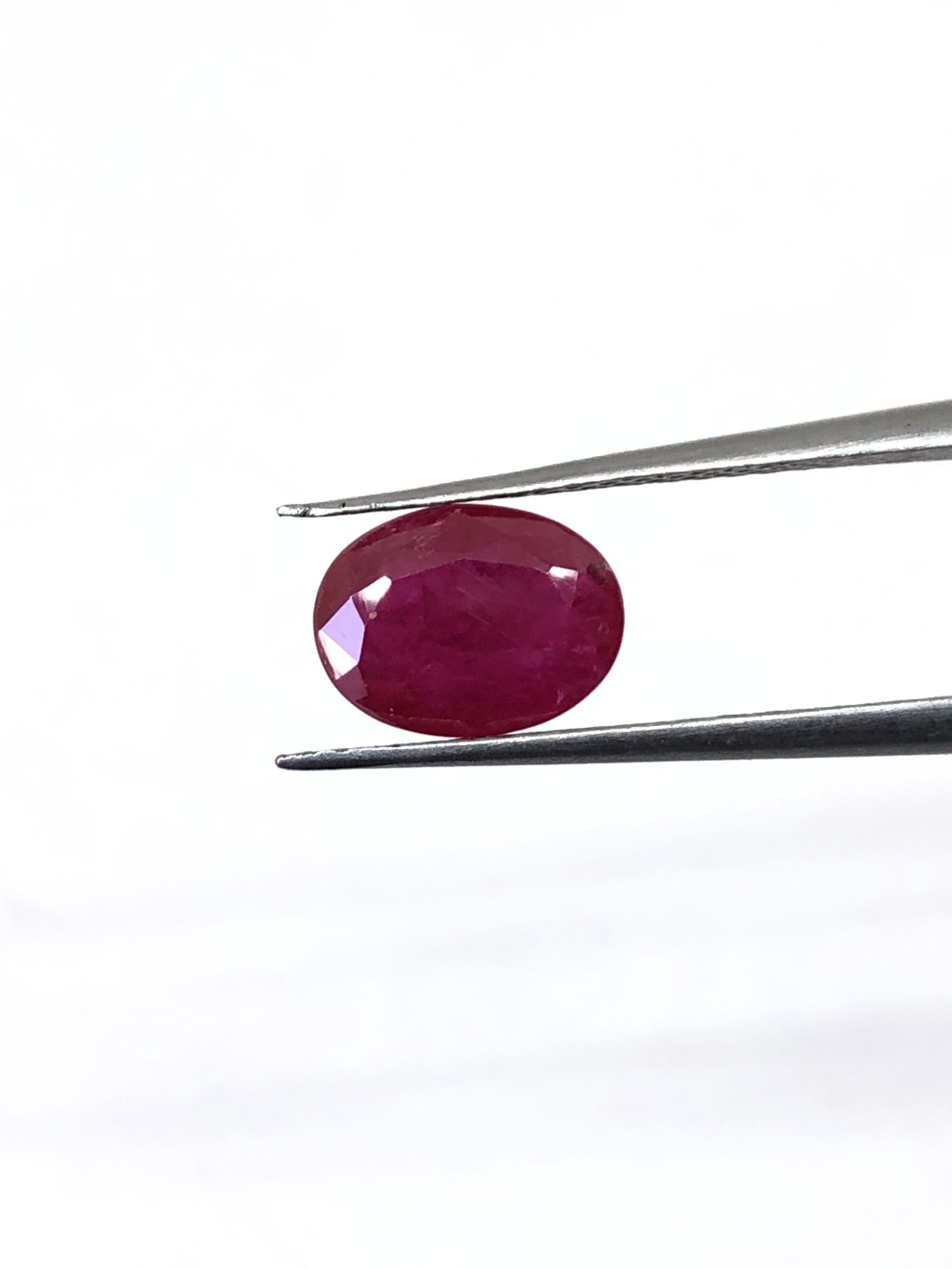 1.70 Ct Natural Ruby Oval Shape 8x6mm faceted gemstone Ruby | Etsy