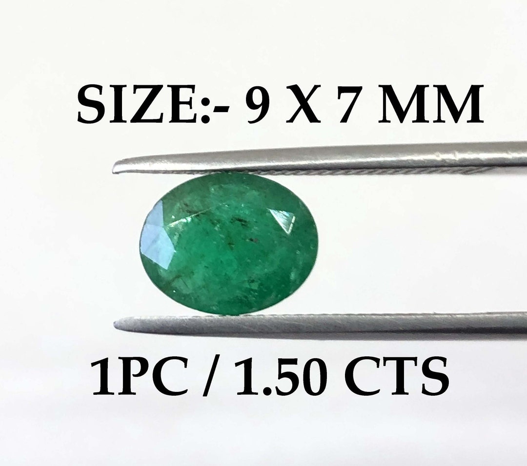 1.50 Ct Emerald Oval Shape Size 9x7 Mm Most Popular Unique Quality ...