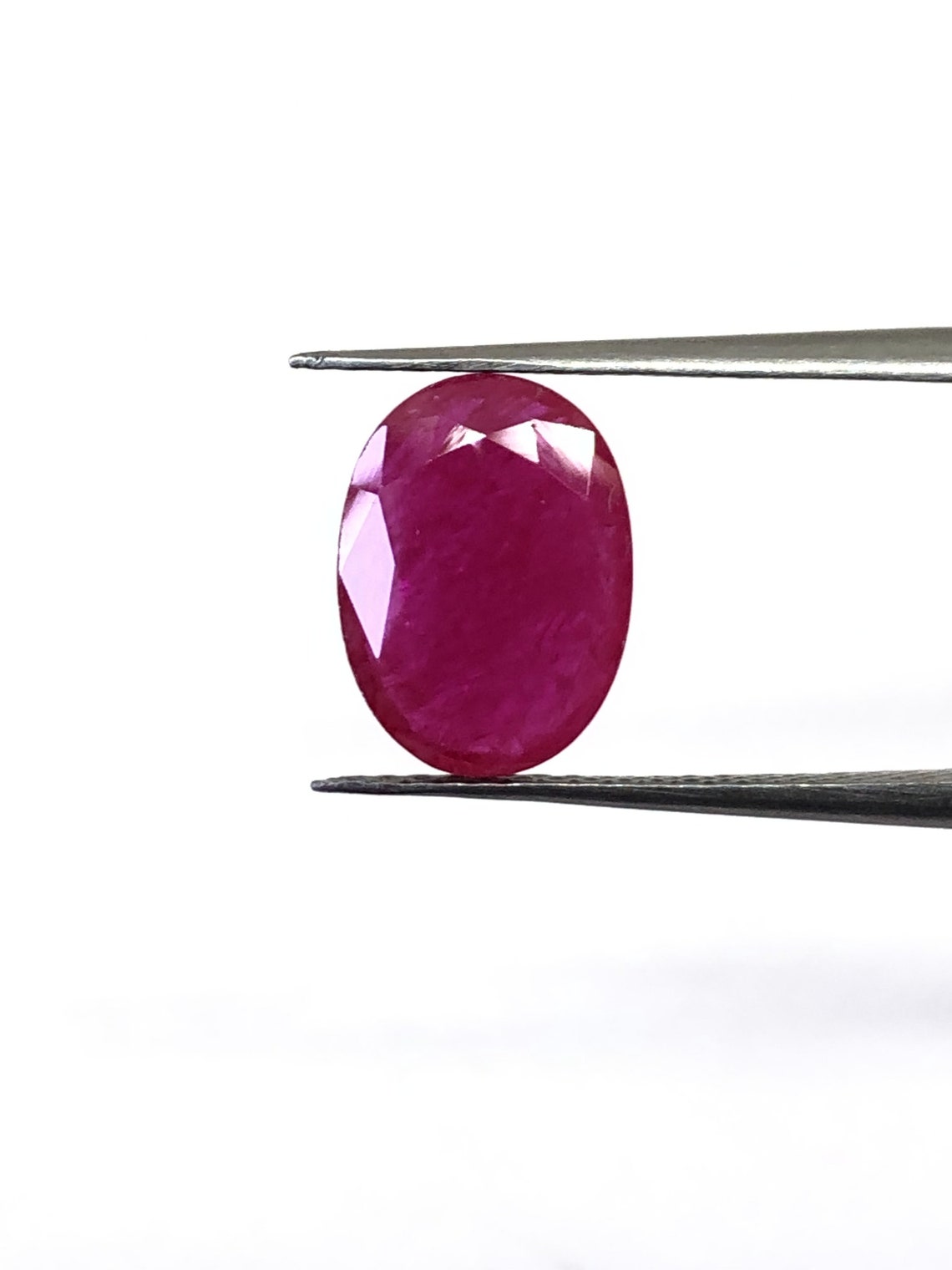 2.06 Ct Natural Ruby Oval Shape 11x8mm ruby faceted | Etsy