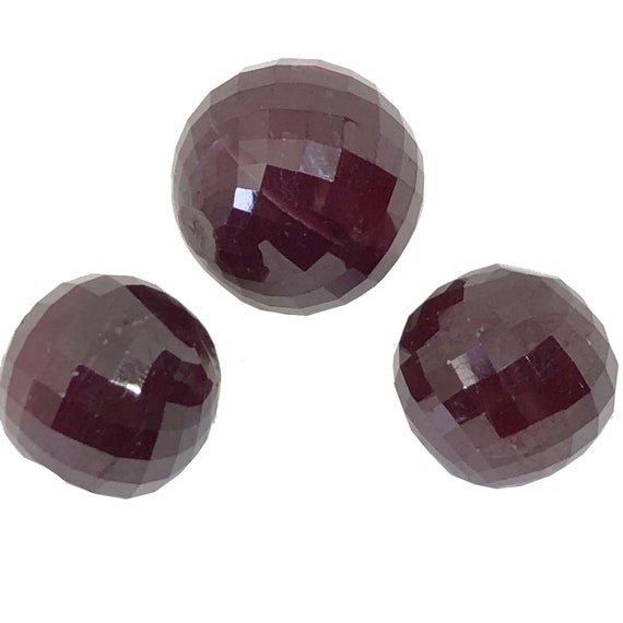 245.48 Ct Ruby Round Shape Sphere Balls Size 18 to 20mm Ruby | Etsy