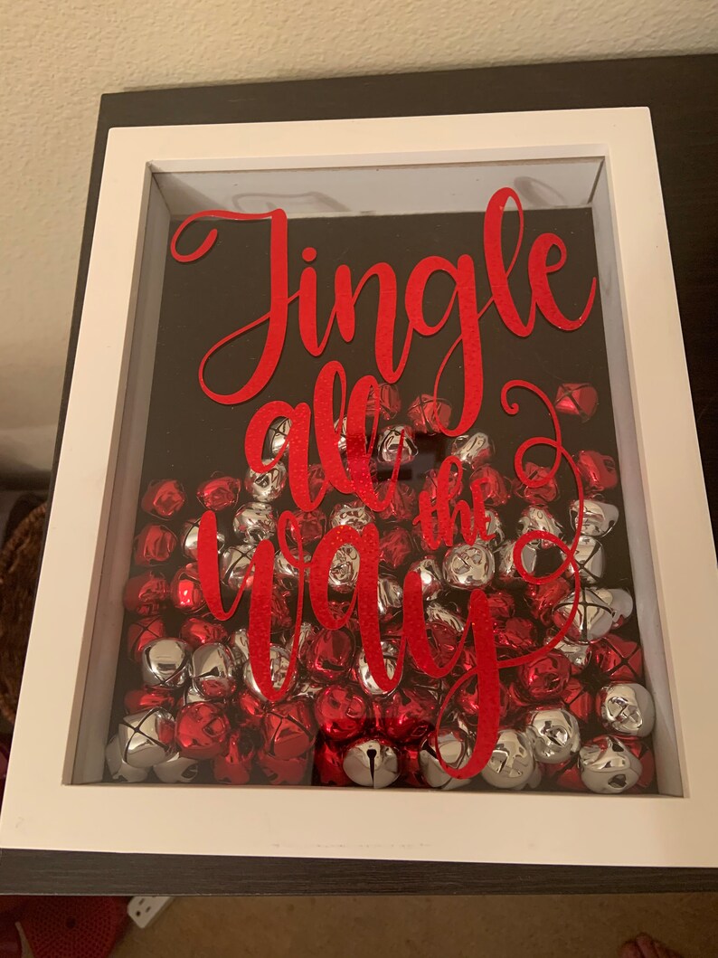 Jingle All the Way Shadow Box - Etsy