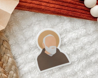 Padre Pio Sticker - Etsy
