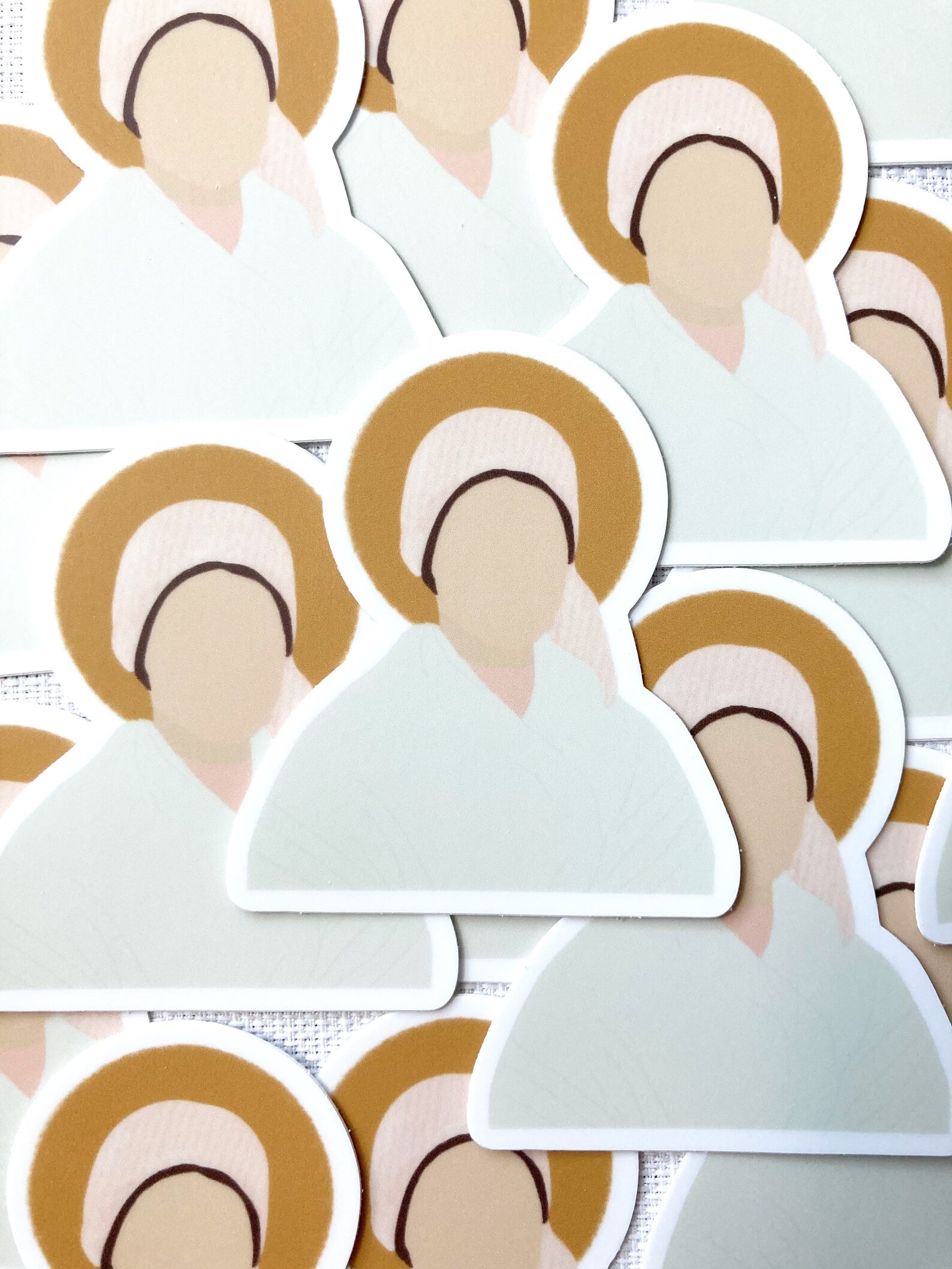 St. Bernadette Soubirous Vinyl Sticker Catholic Sticker | Etsy