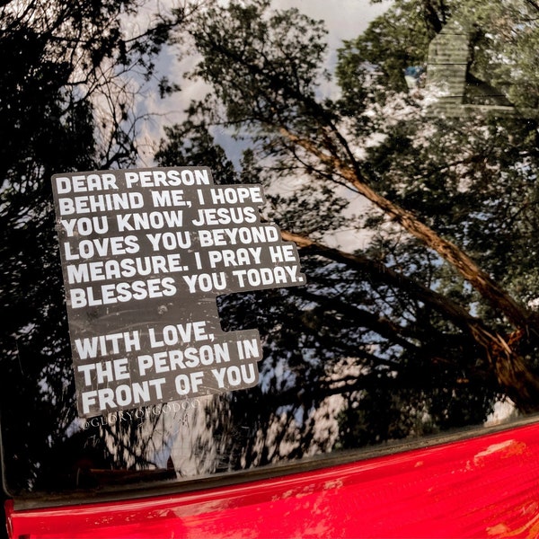 Catholic Vinyl Decal for Car - Etsy