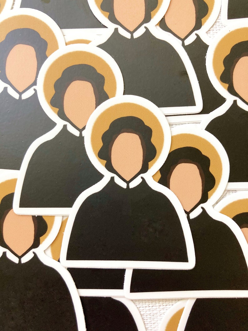St. Elizabeth Ann Seton Vinyl Sticker Catholic Sticker Saint | Etsy