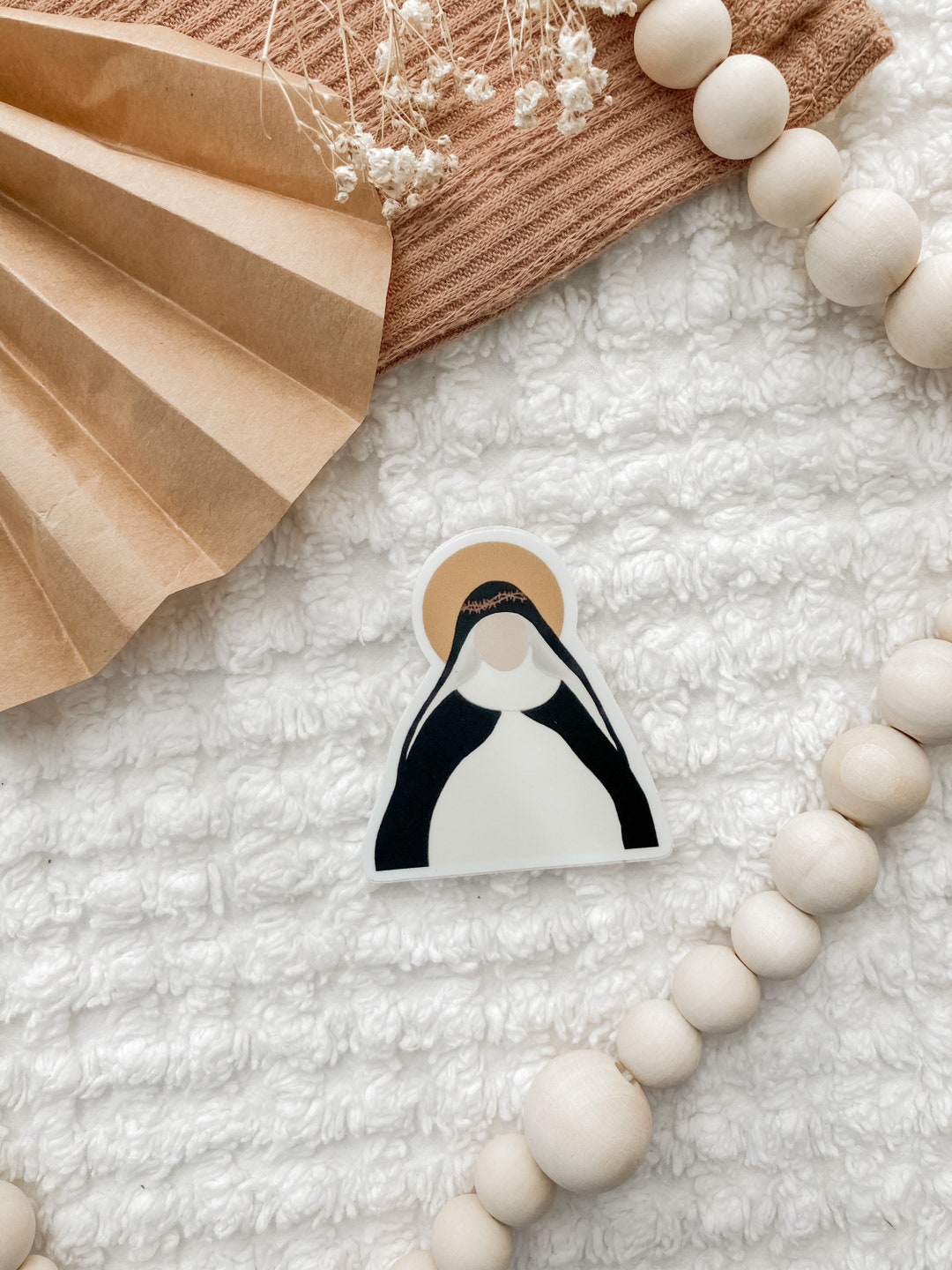 St. Catherine of Siena Vinyl Sticker, Catholic Sticker, Saint Sticker ...