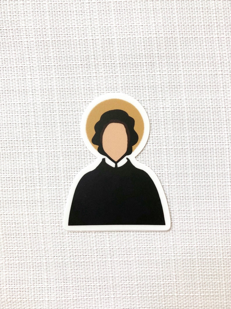 St. Elizabeth Ann Seton Vinyl Sticker Catholic Sticker Saint | Etsy