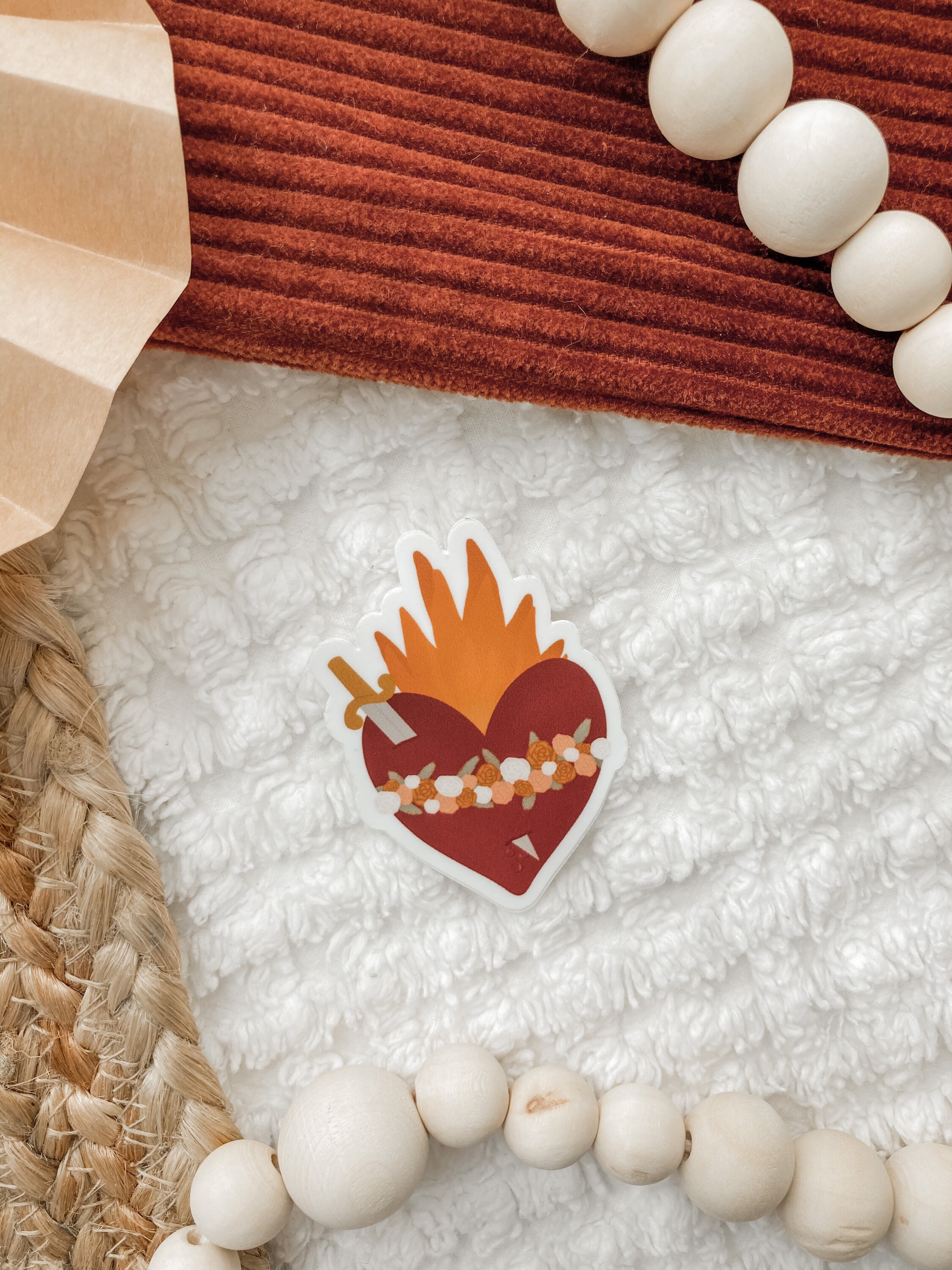 Immaculate Heart of Mary Vinyl Sticker Catholic Sticker - Etsy Canada