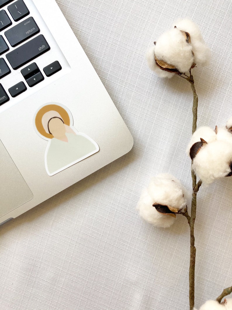 St. Bernadette Soubirous Vinyl Sticker Catholic Sticker | Etsy