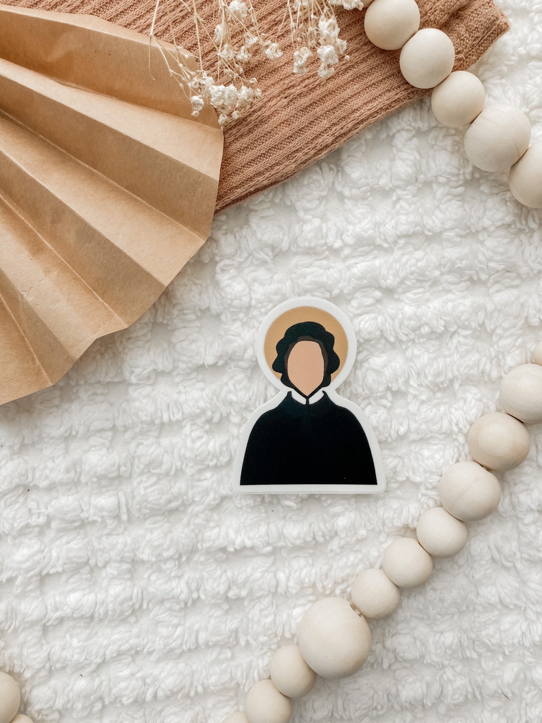 St. Elizabeth Ann Seton Vinyl Sticker, Catholic Sticker, Saint Sticker ...
