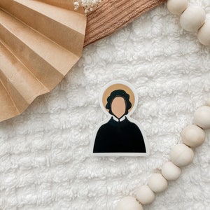 St. Elizabeth Ann Seton Vinyl Sticker, Catholic Sticker, Saint Sticker ...