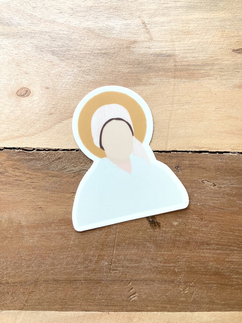 St. Bernadette Soubirous Vinyl Sticker Catholic Sticker | Etsy