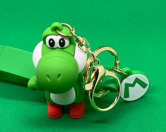 Yoshi Flower Keychain - Etsy